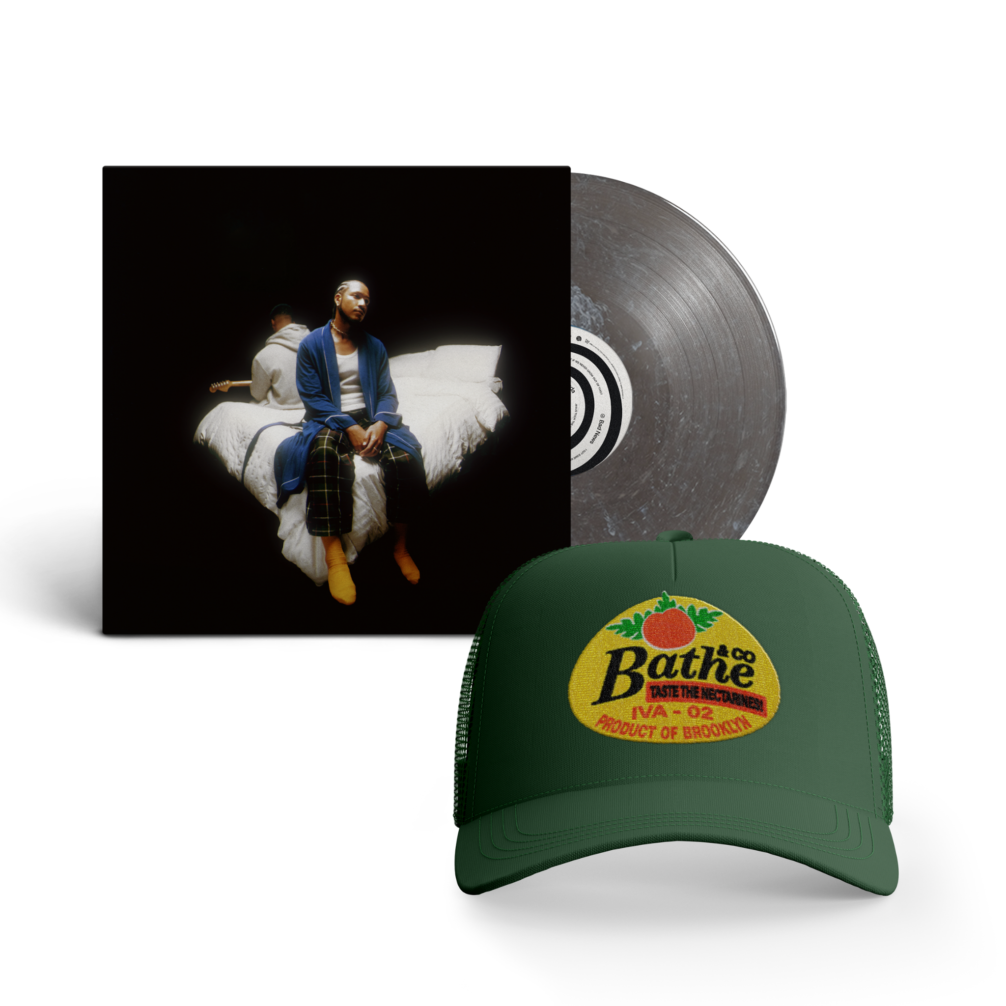 Bathe - Inside Voice(s) on Smog Vinyl + Hat Bundle – MNRK MUSIC GROUP